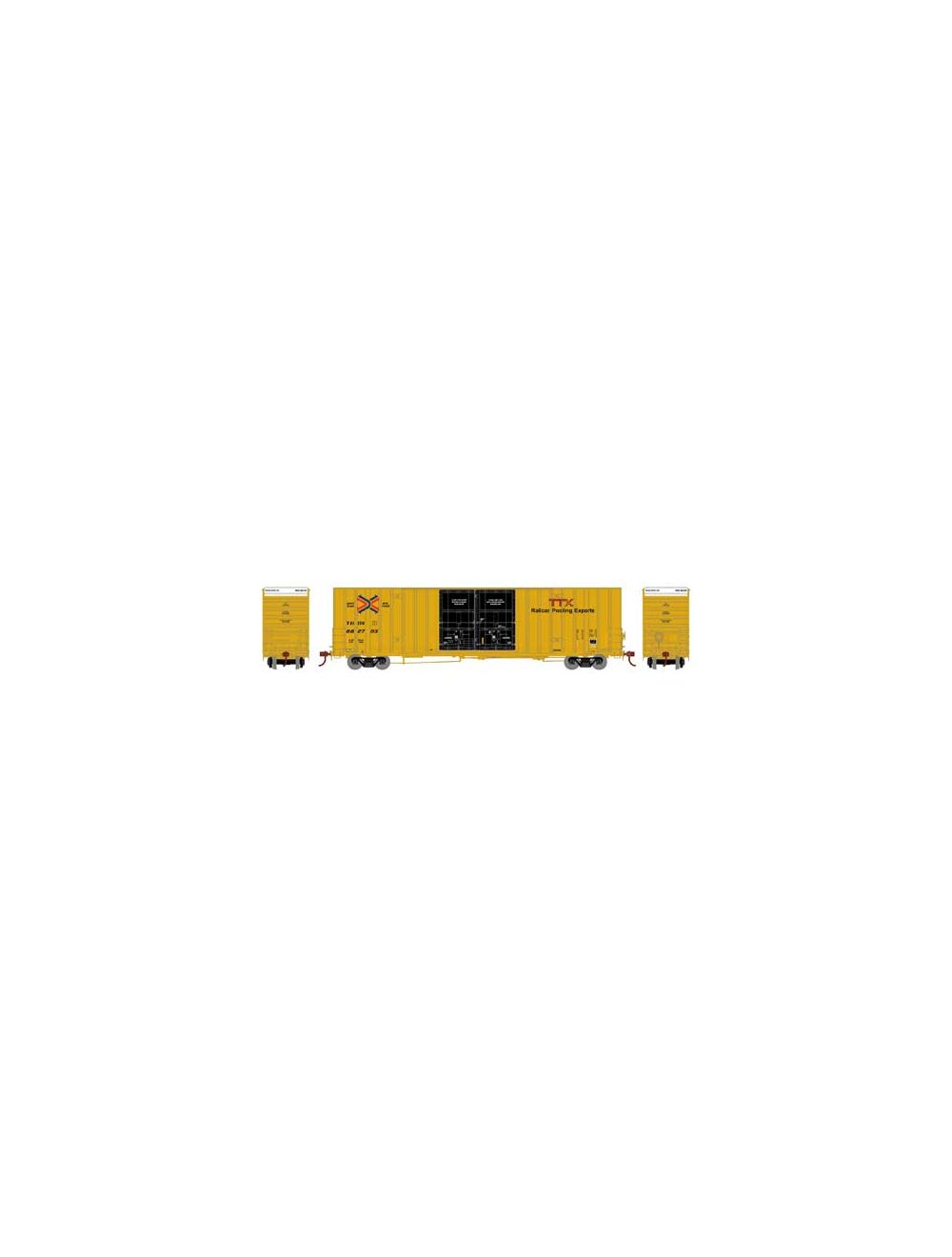 Athearn 75294 ttx 60' boxcar #662703, HO scale