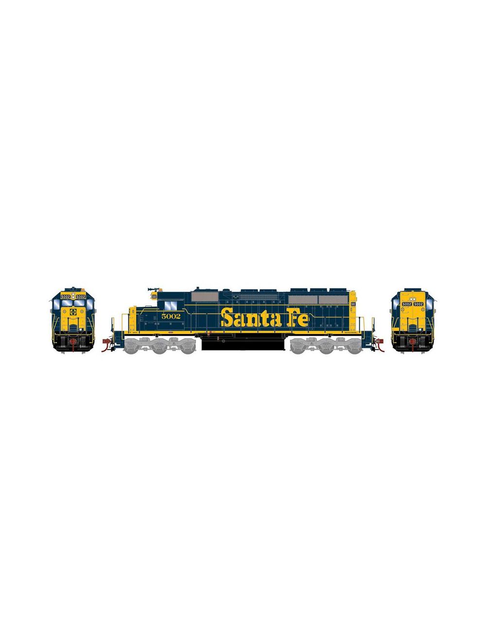 Athearn 87324 SF SD40 5002 DCC/SND, HO scale