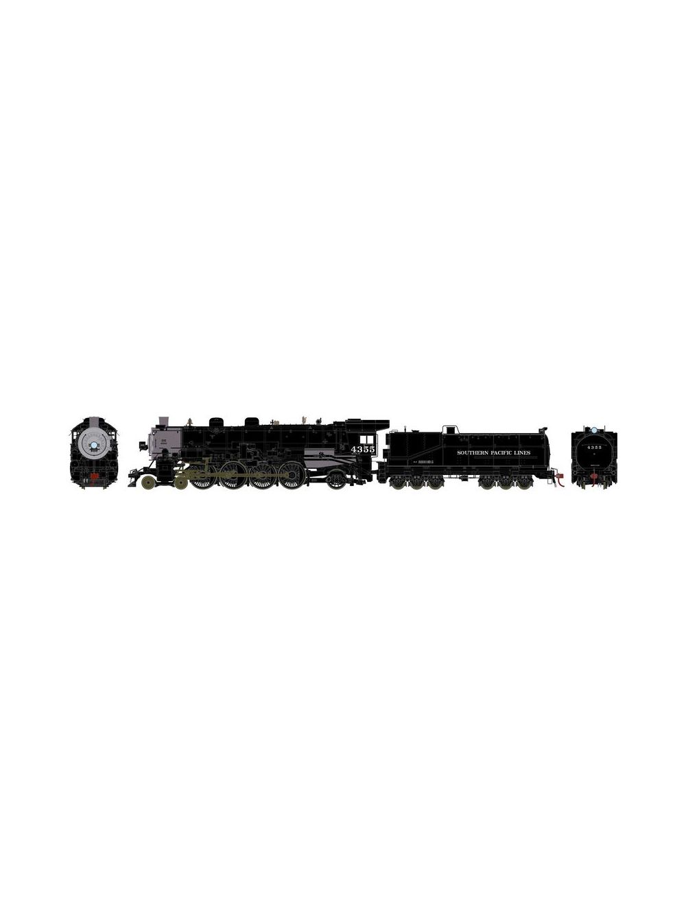 Athearn G71655 SP MT4 dcc/snd #4355, HO