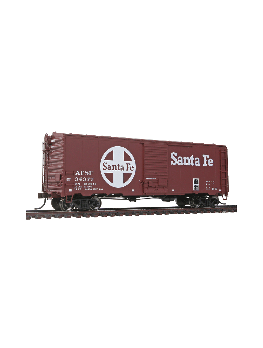 atlas 20002431 atsf 40' boxcar #34377