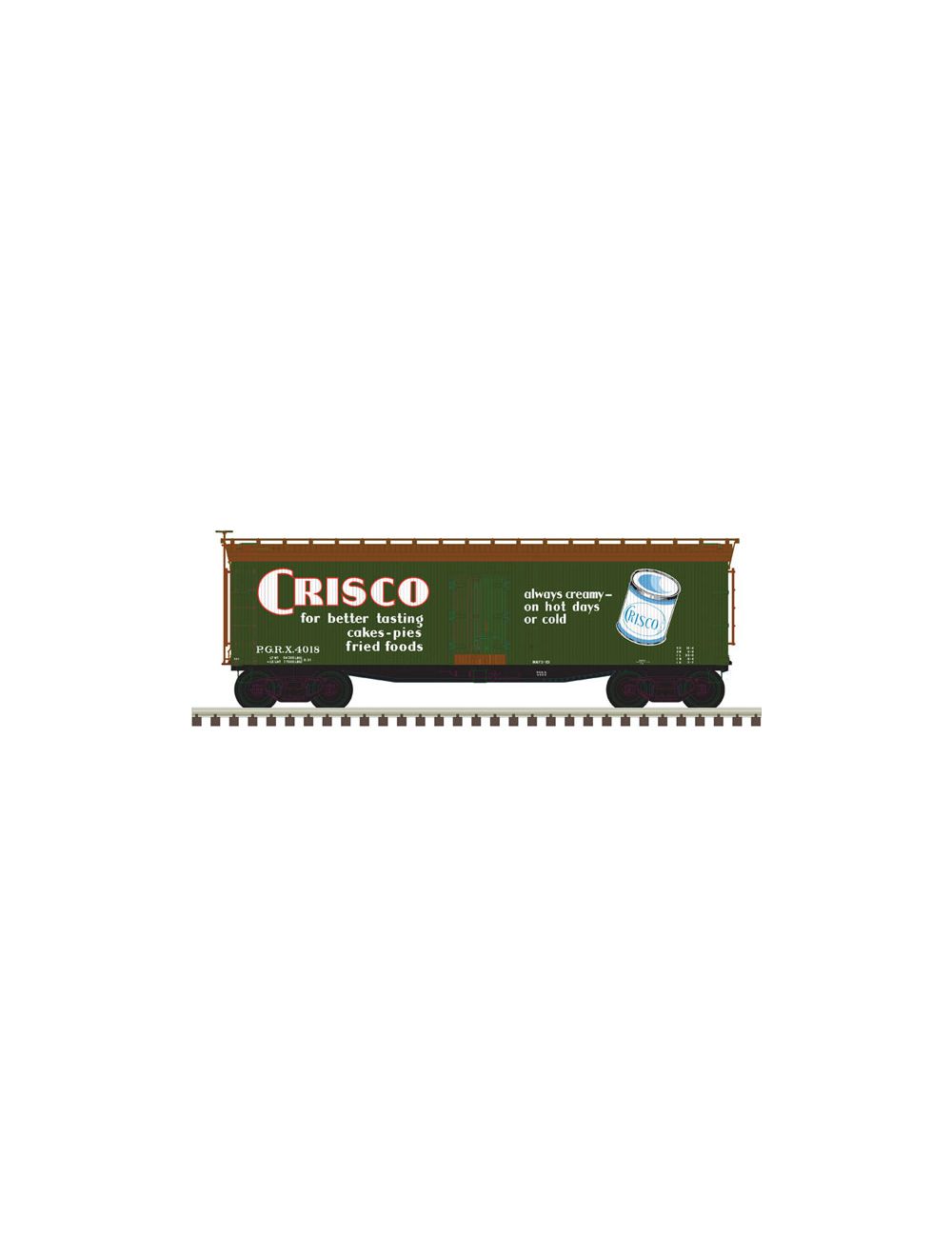 atlas 20003805 crisco 40' wood reefer