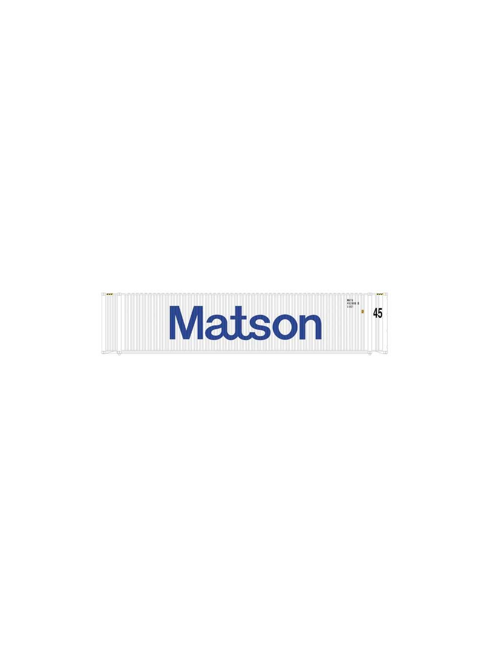 atlas 20004688 45' containers matson 3/pk