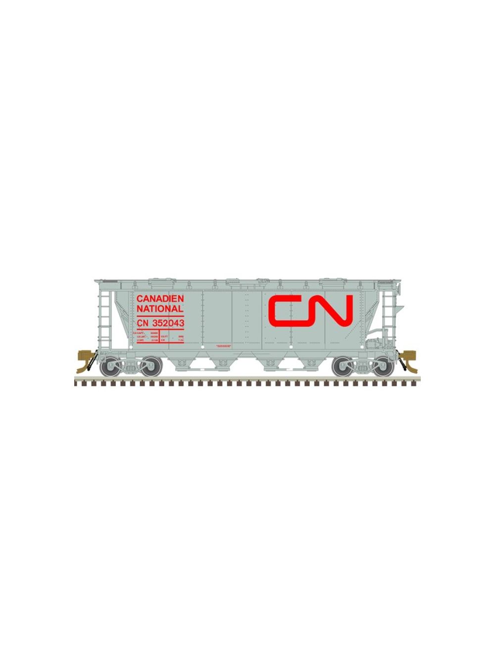 Atlas 20007156 CN covered hopper 352043, N scale