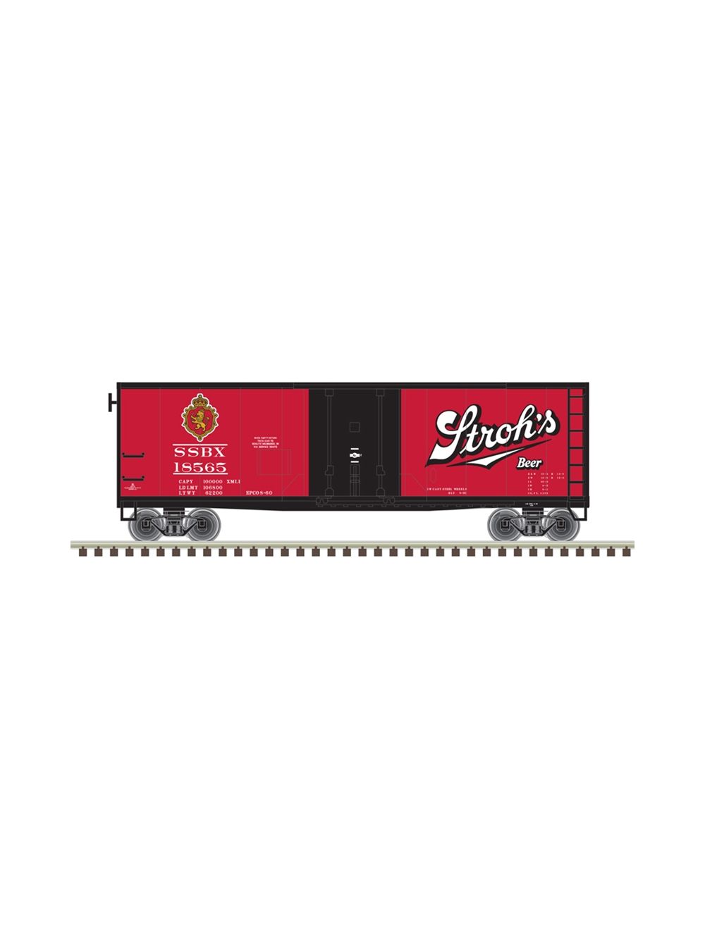 Atlas 20007254 strohs boxcar, HO scale