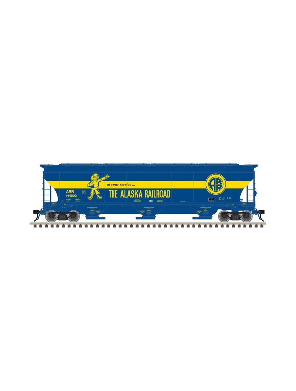 Atlas 3001134 Alaska covered hopper