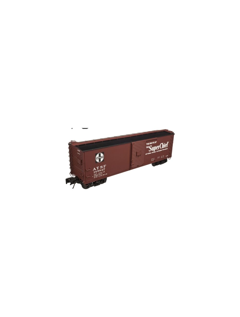 atlas 3001616-2 santa fe super chief boxcar