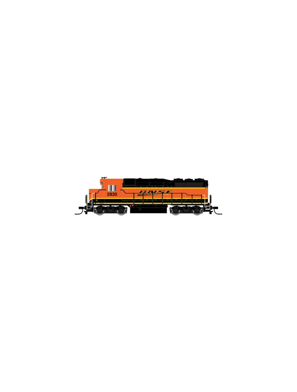 atlas 40002455 bnsf gp30 #2828 dcc