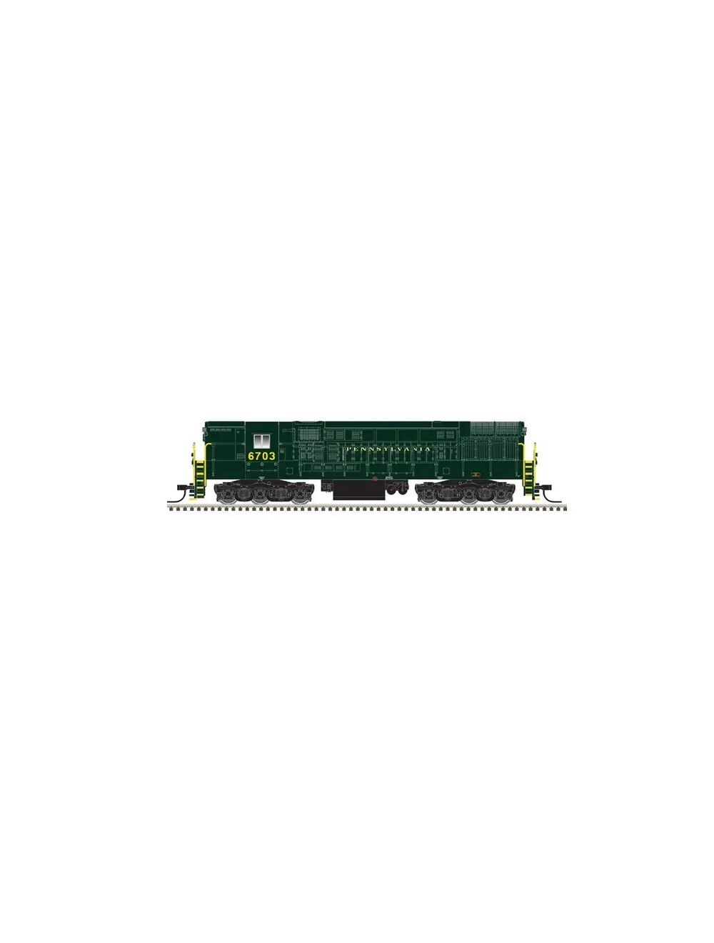 ATLAS 40005421 PRR Trainmaster SND 6707, N scale