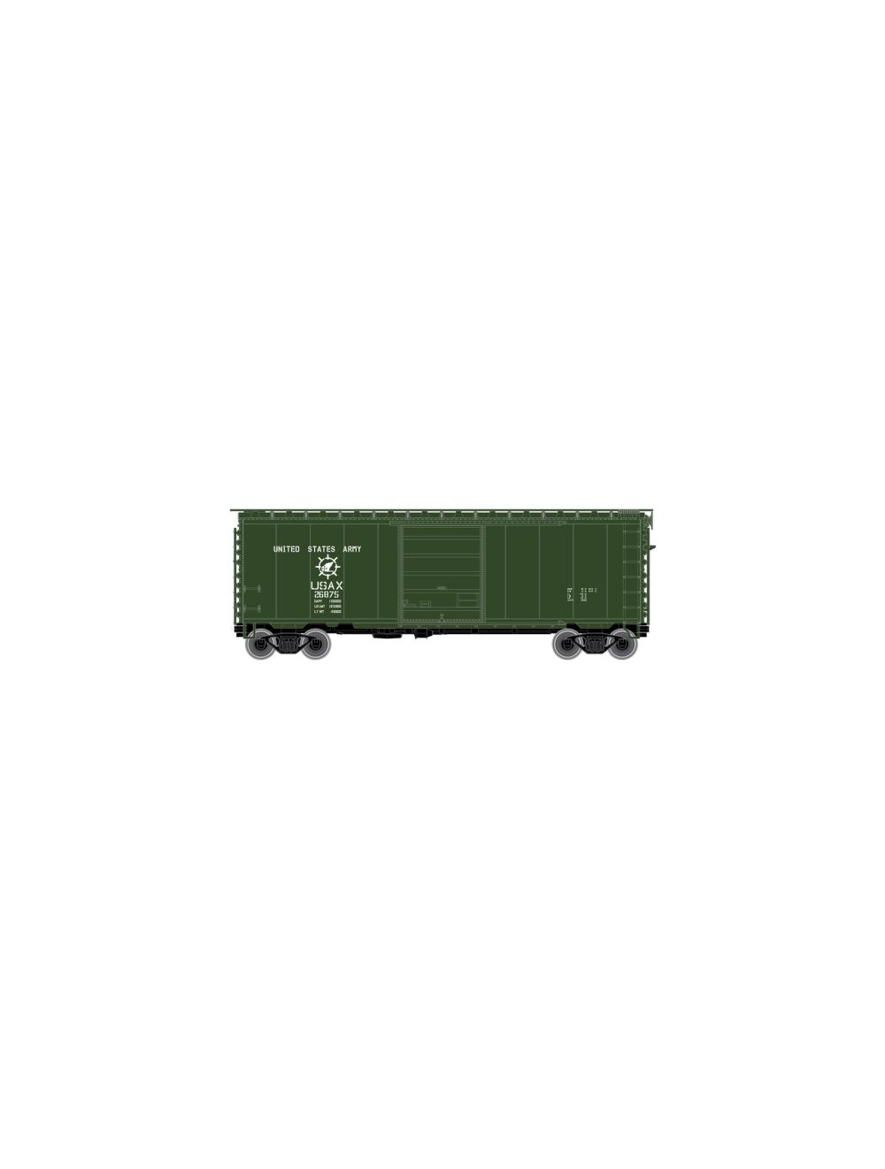 atlas 50001633 us army box car
