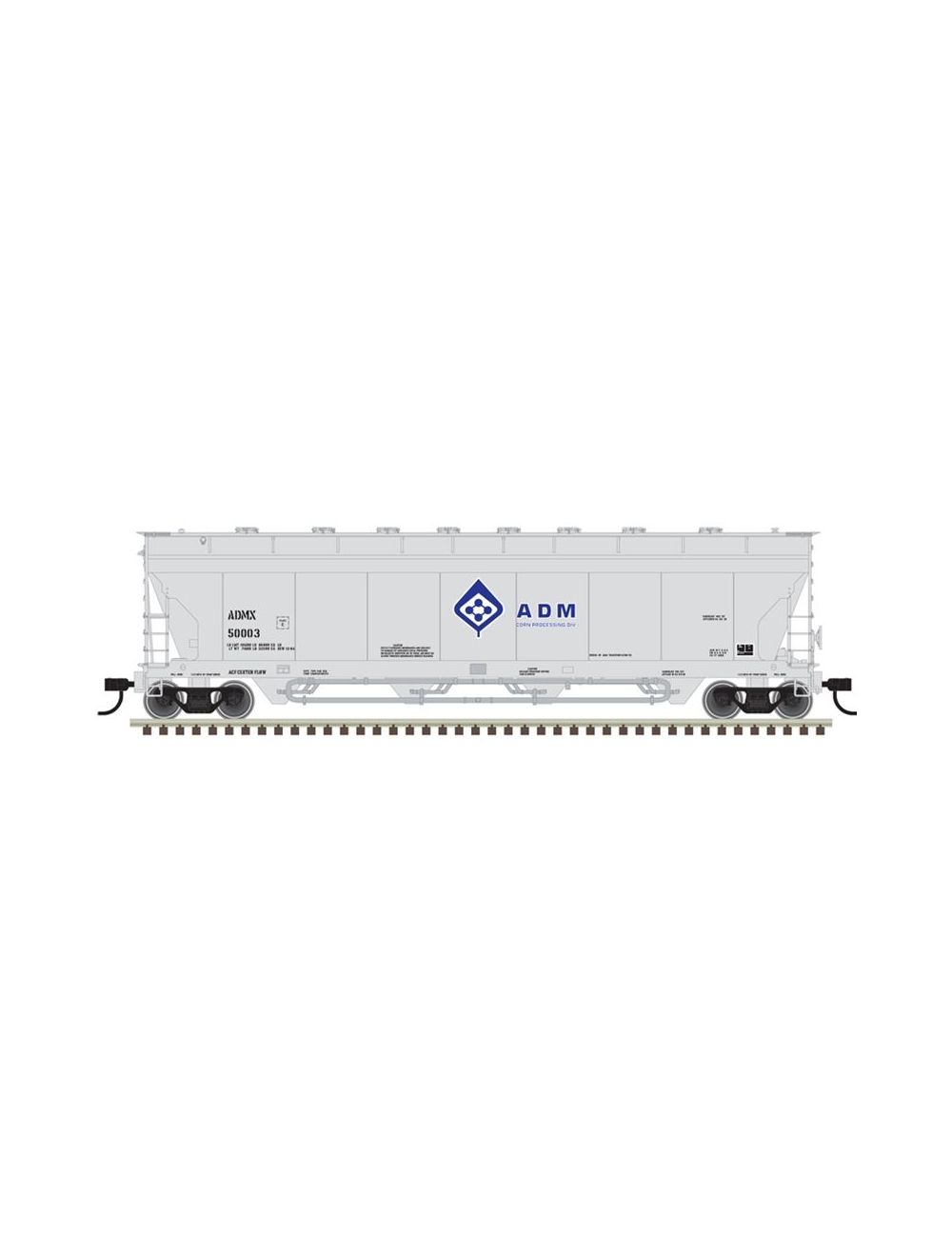Atlas 50006068 adm cvrd hopper #50007, N