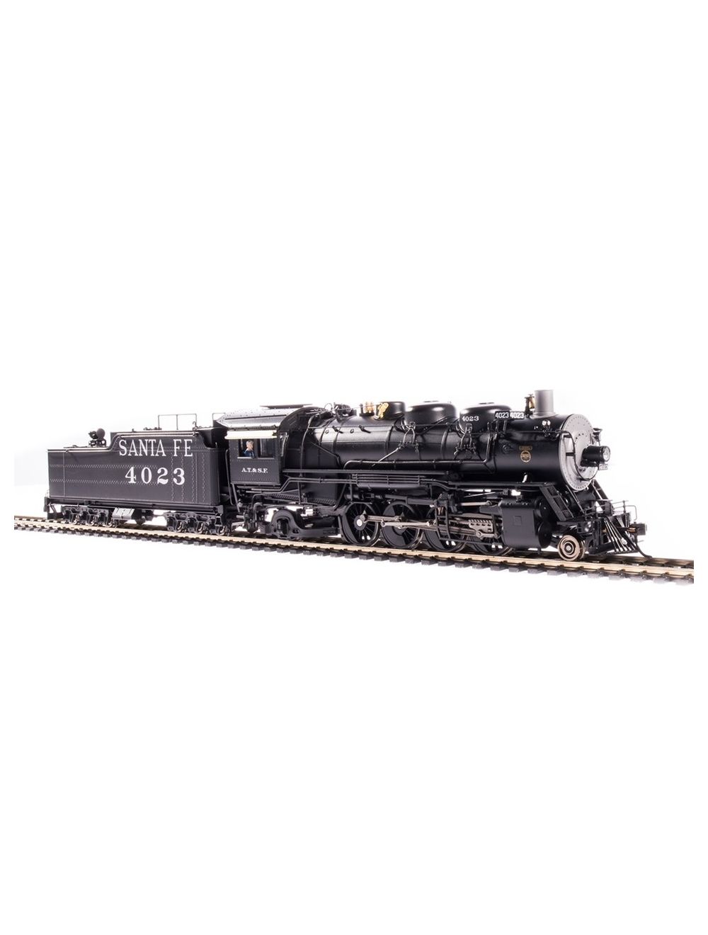 Broadway Limited 4765 ATSF 2-8-2 dcc/P4snd #4023