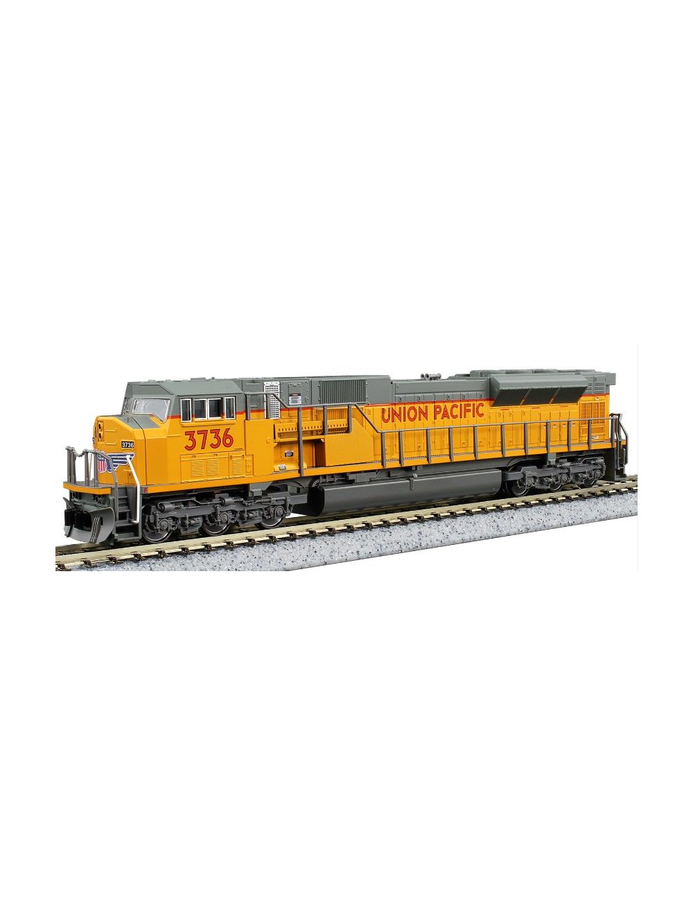 Kato 1765624 UP SD90/43MAC Diesel #3736, N scale