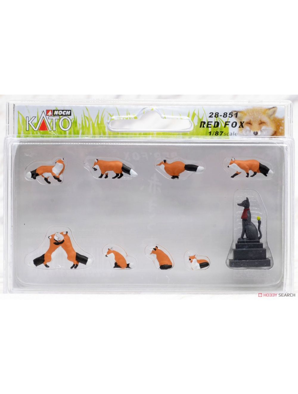 Kato 6601 HO red fox pack
