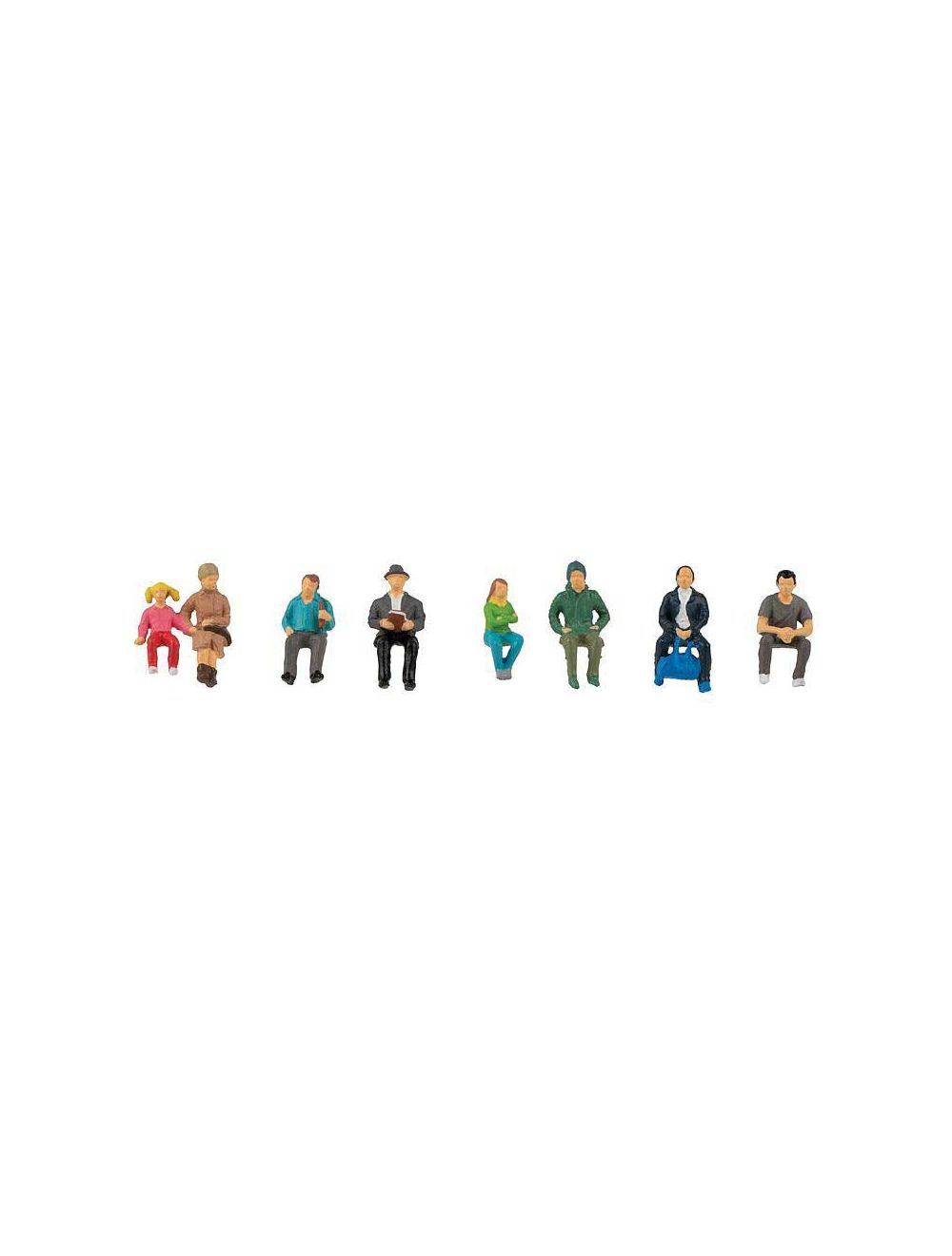 Faller #151617 Passengers, 8/pk, HO Scale