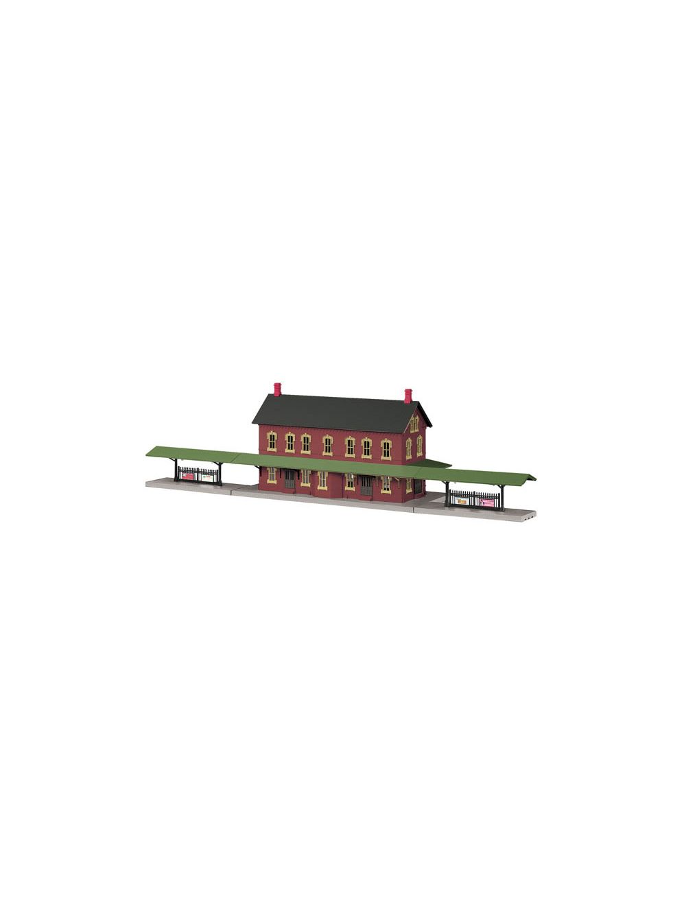 mth 30-90094 passenger station w/dual platforms