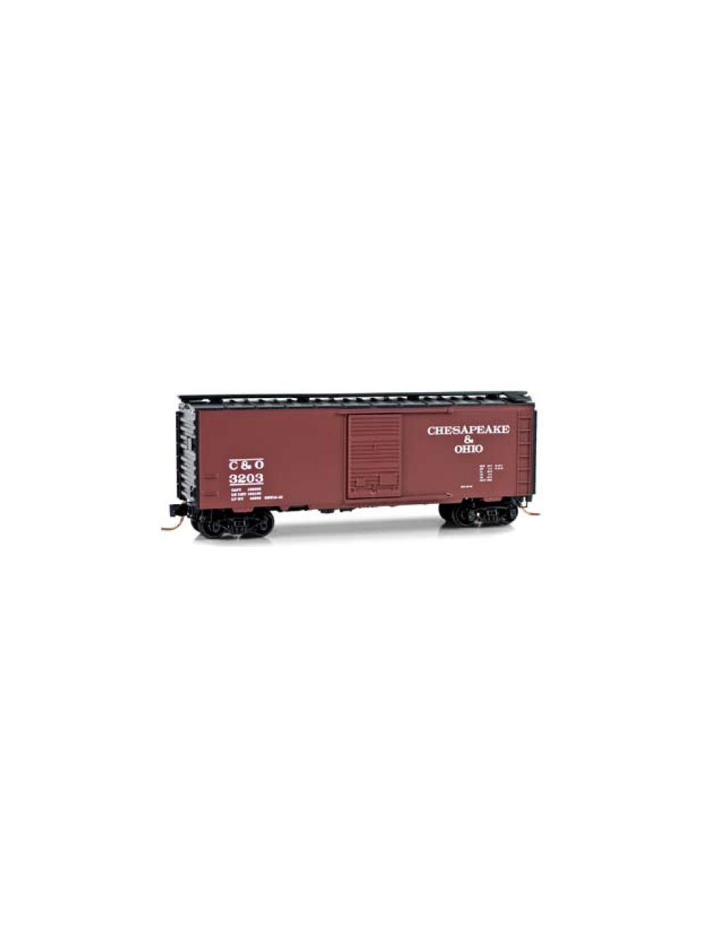 micro trains 02000276 c&o 40' boxcar