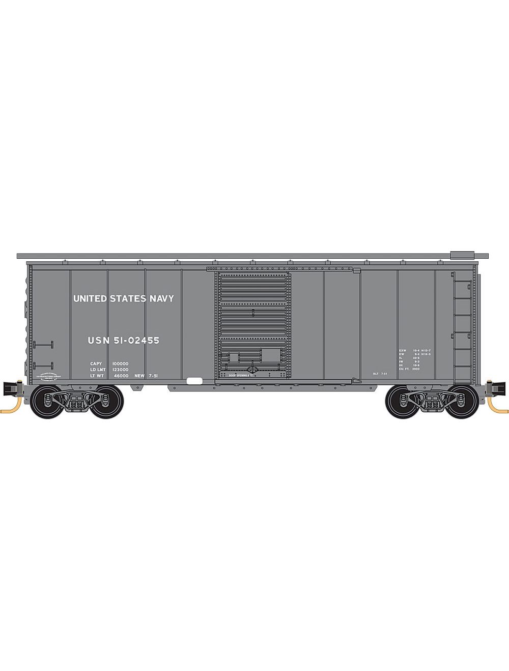 micro trains 02000467 us navy boxcar