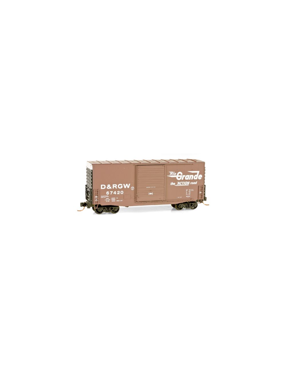 micro trains 10100130 d&rgw hy-cube box car