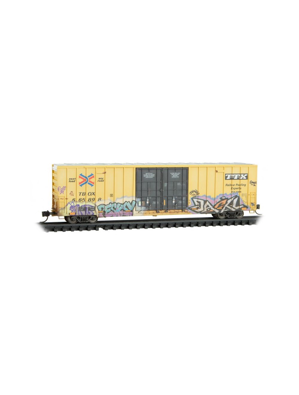 Micro Trains 12344015 ttx wthrd 60' boxcar, N