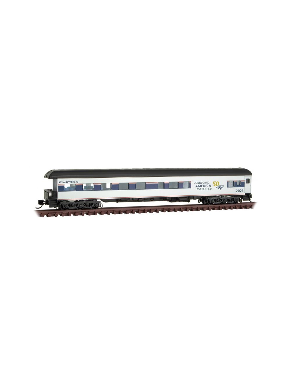 Micro Trains 14400740 amtrak 50th anniversary car