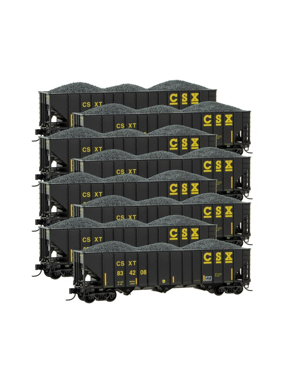 micro trains 99300817 csx hopper 8pk