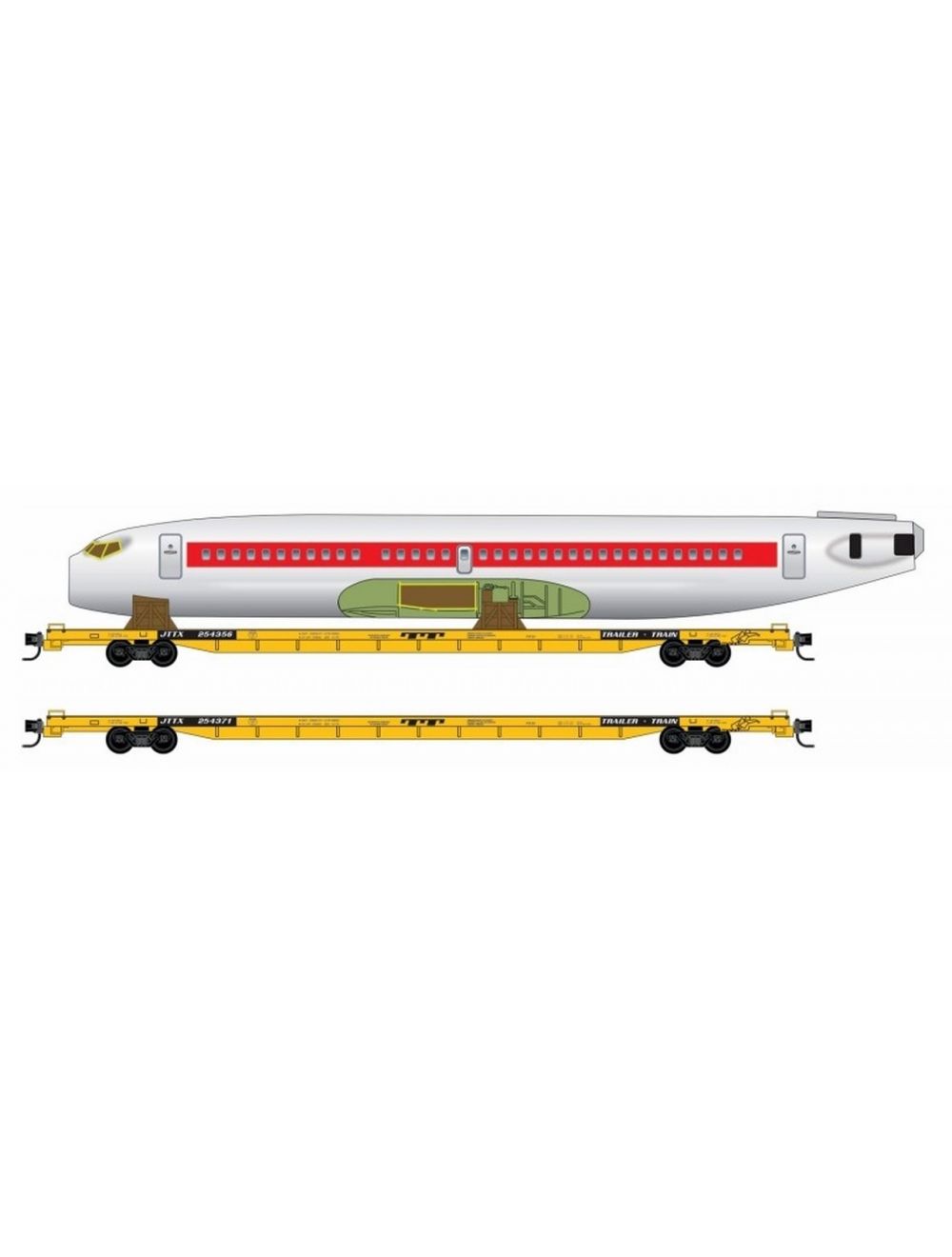 Micro Trains 99302120 TTX fuselage 2pk