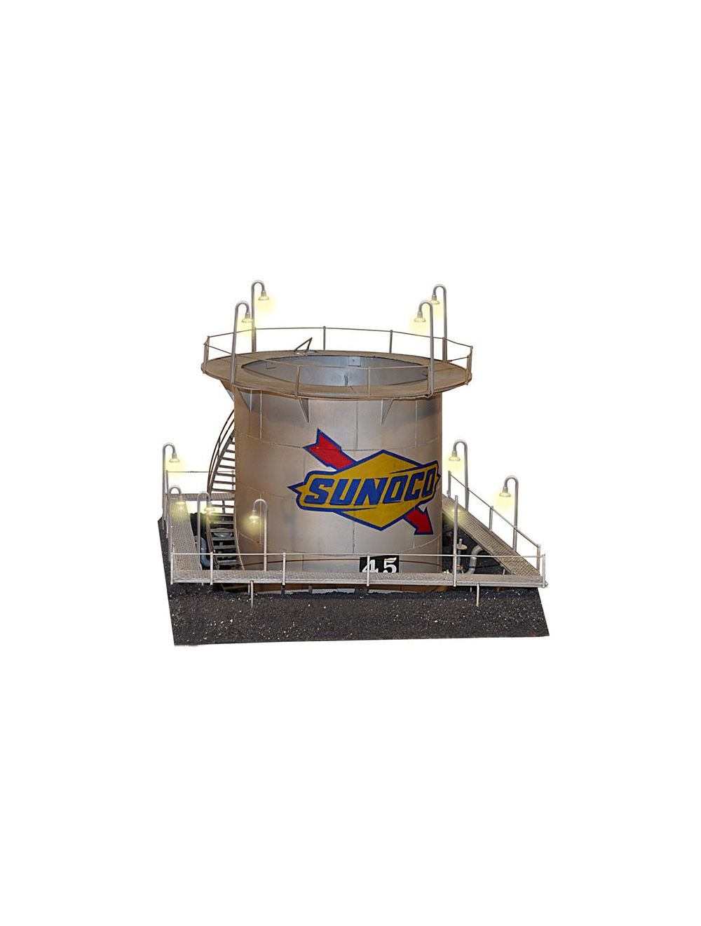 SUNOCO CYLINDICAL OIL TANK