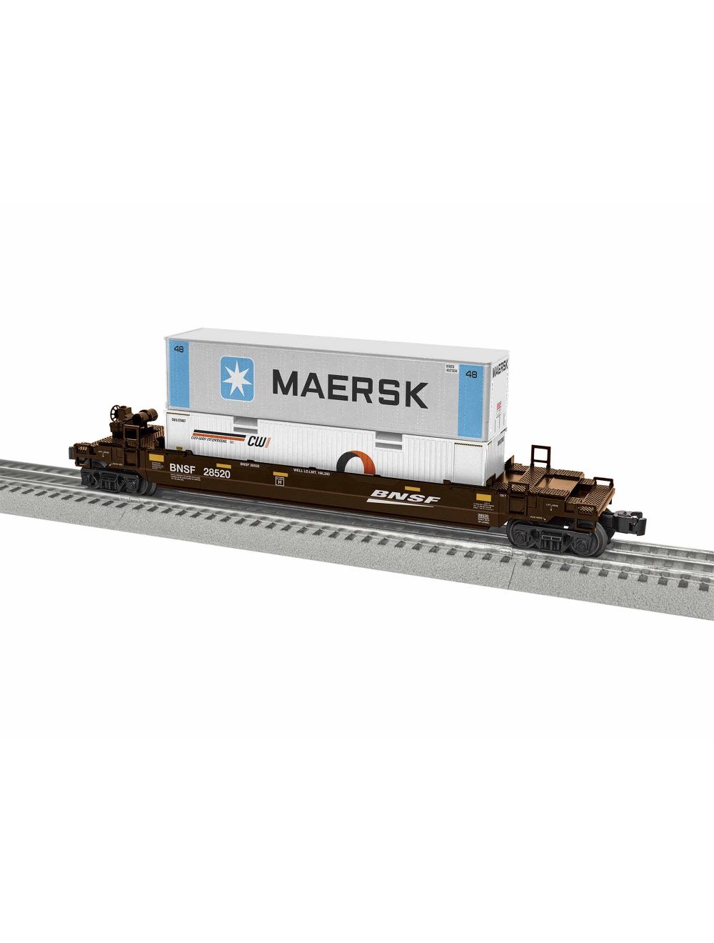 Lionel 1928520 BNSF maxi stack car