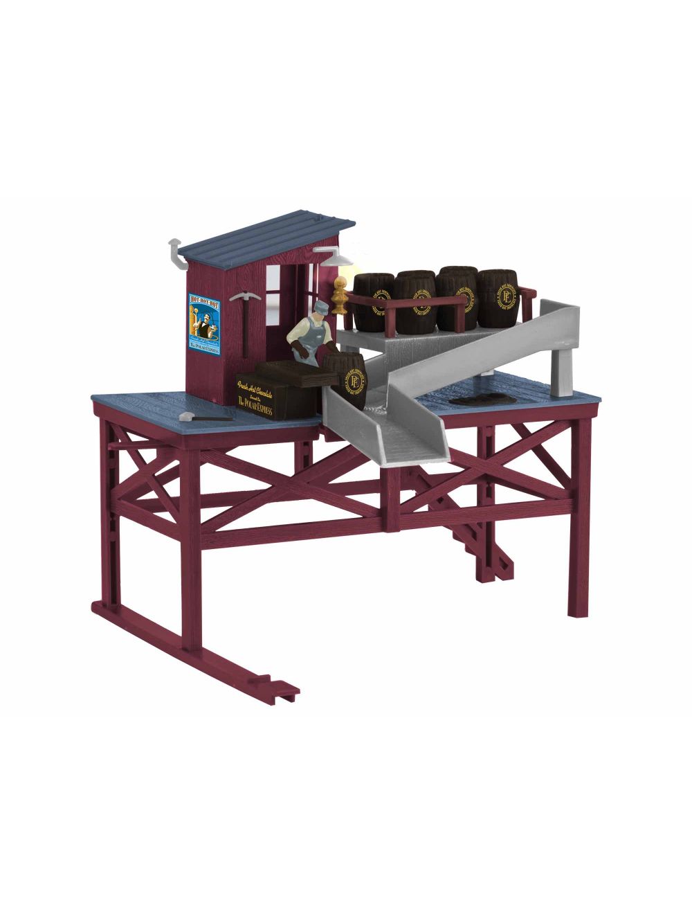 lionel 1929050 polar express barrel loader