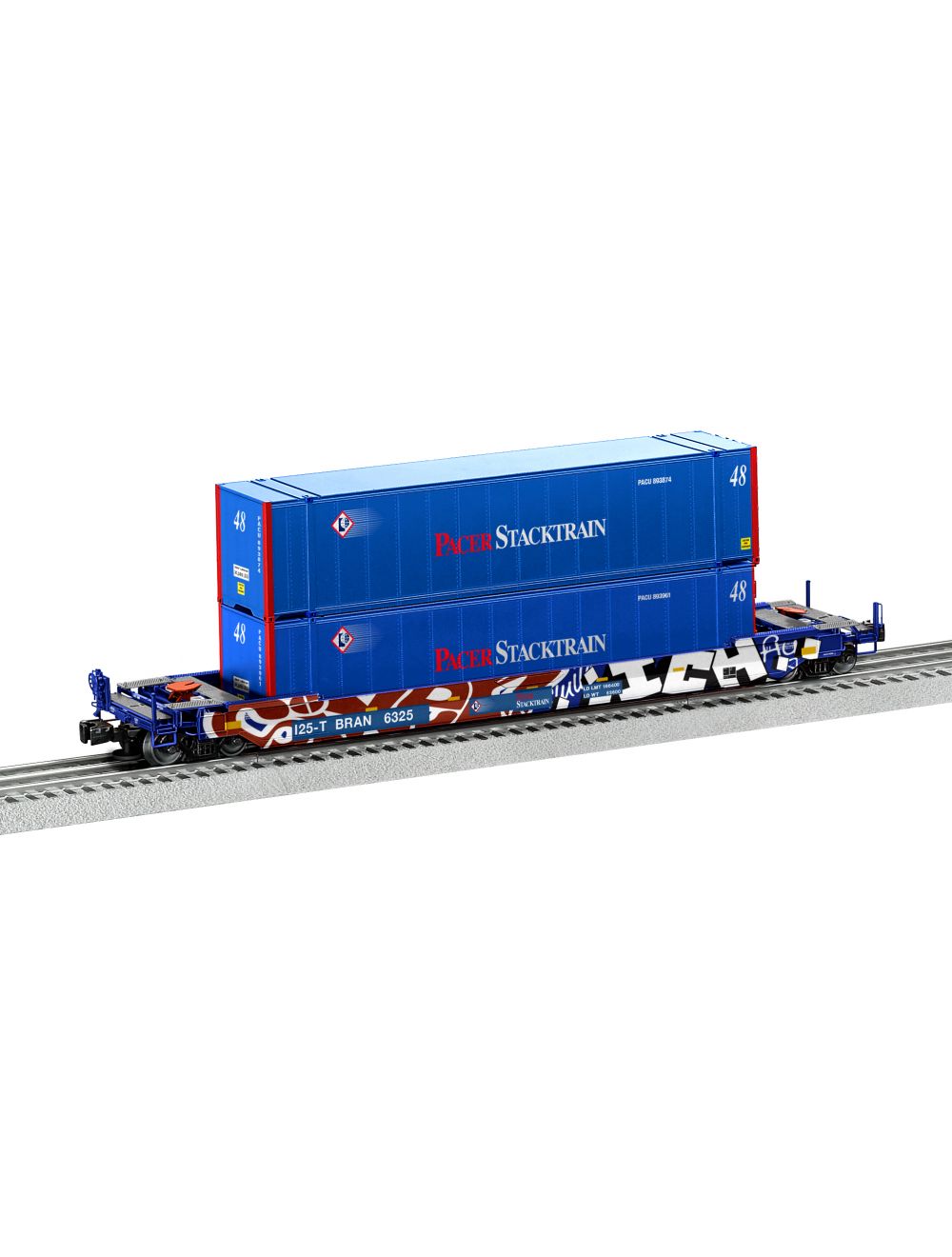 Lionel 2226622 Pacer husky stack w/graffiti, O