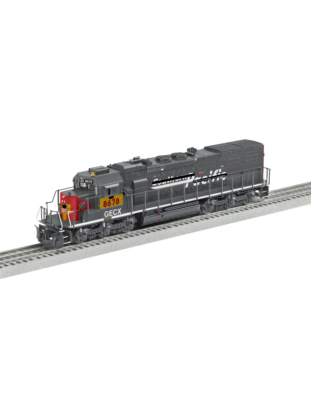 lionel 84628 gecx sd40t-2 #8678 lgcy