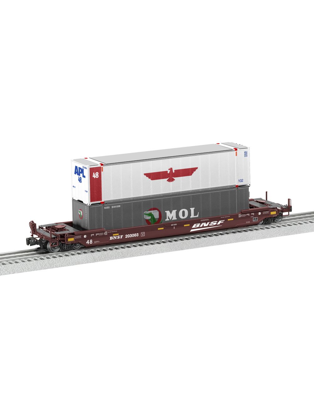 lionel 84860 bnsf husky stack #203003