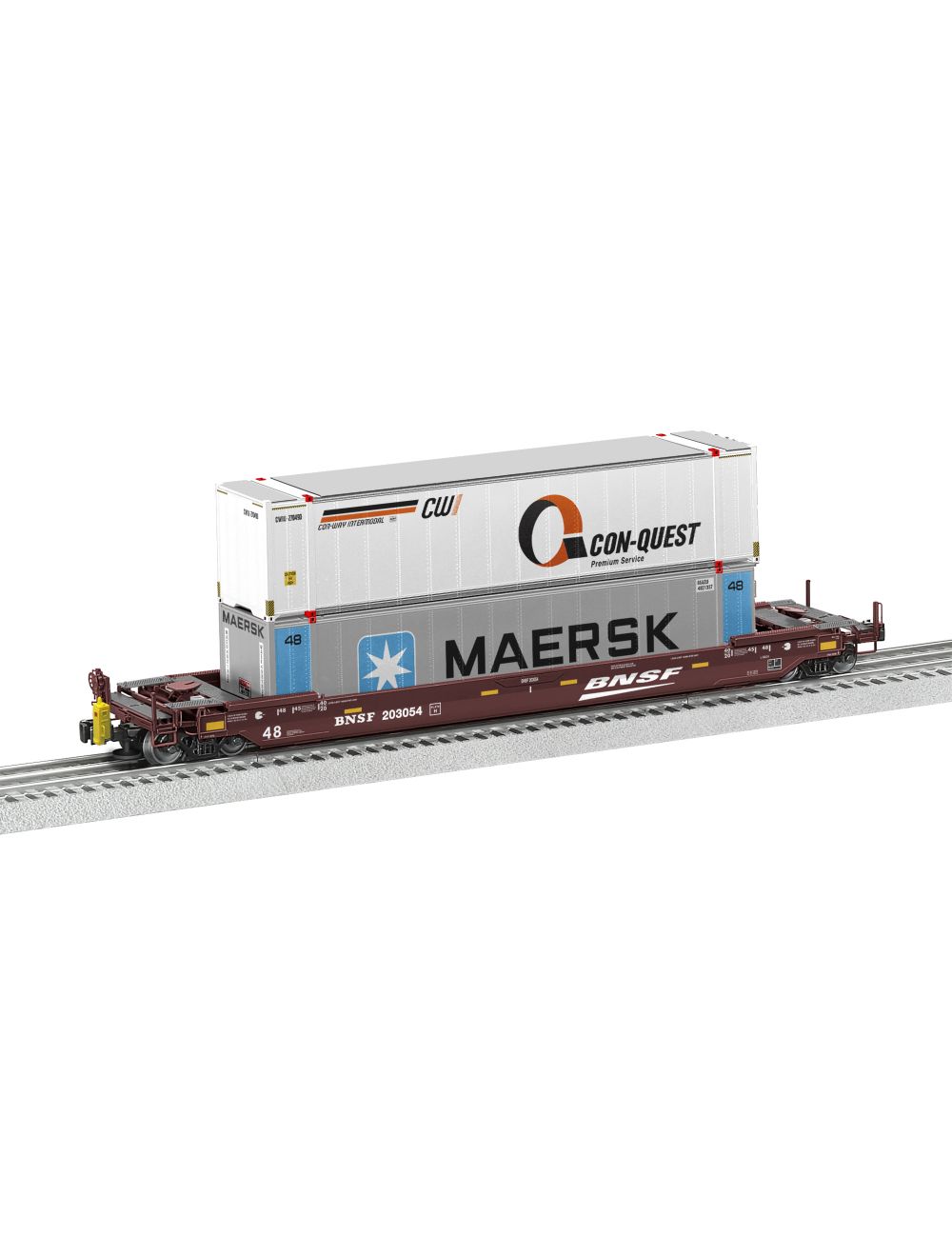 lionel 85068 bnsf husky stack w/eot