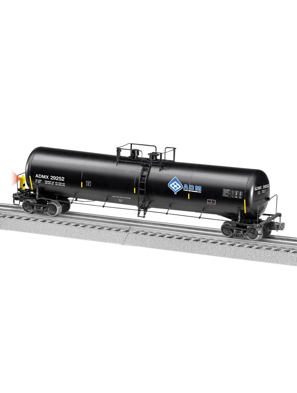 lionel 85089 adm tank car with eot