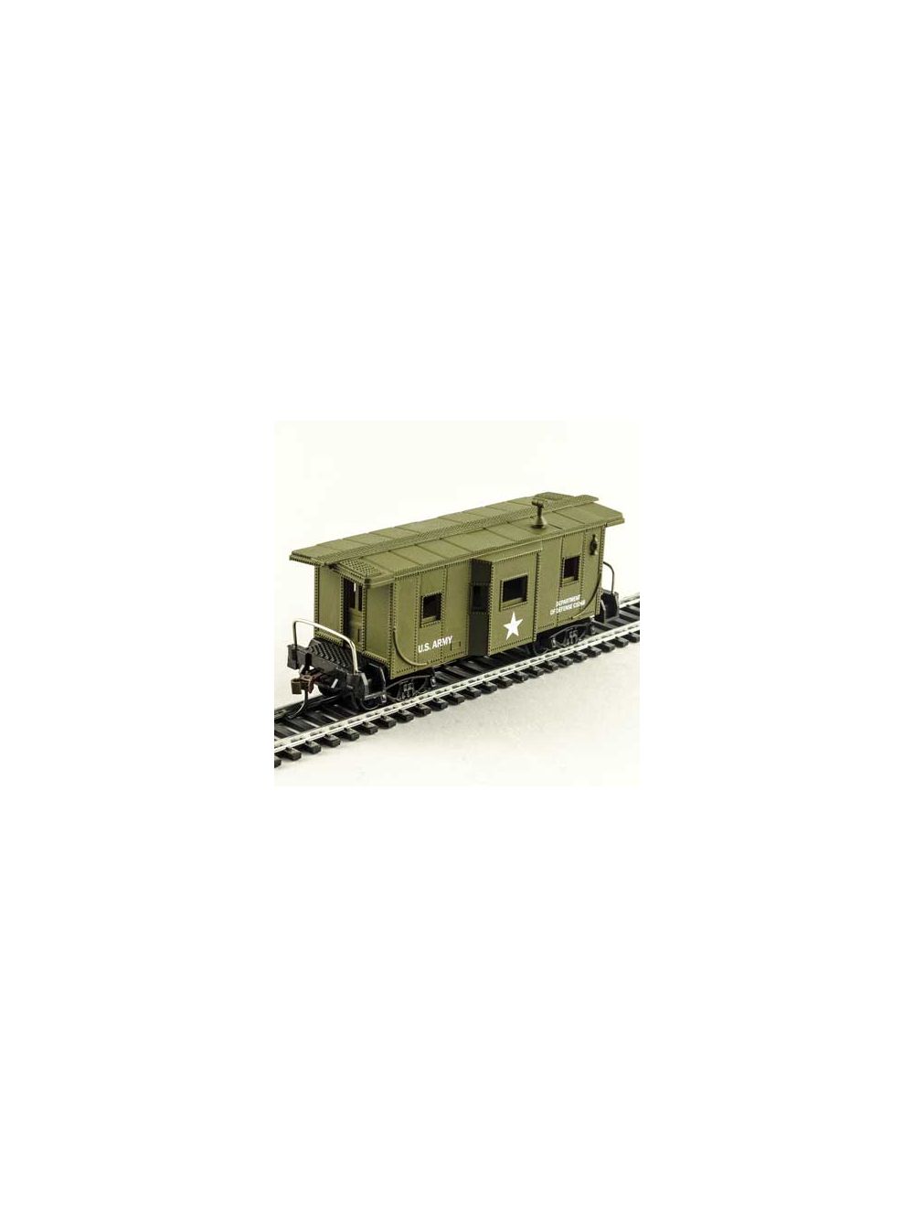 model power 83132 us army bay window caboose