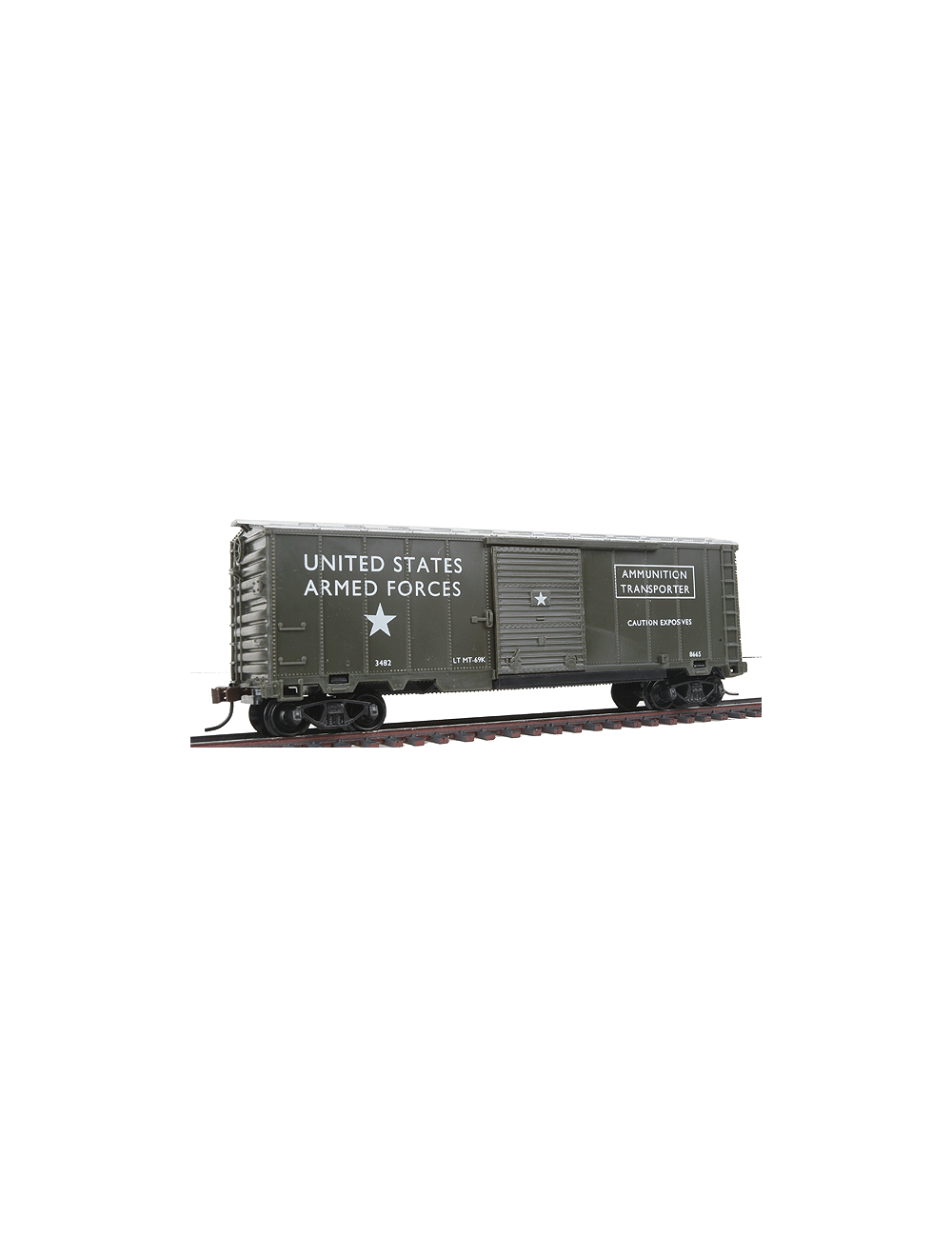 model power 98665 us army ammunition boxcar