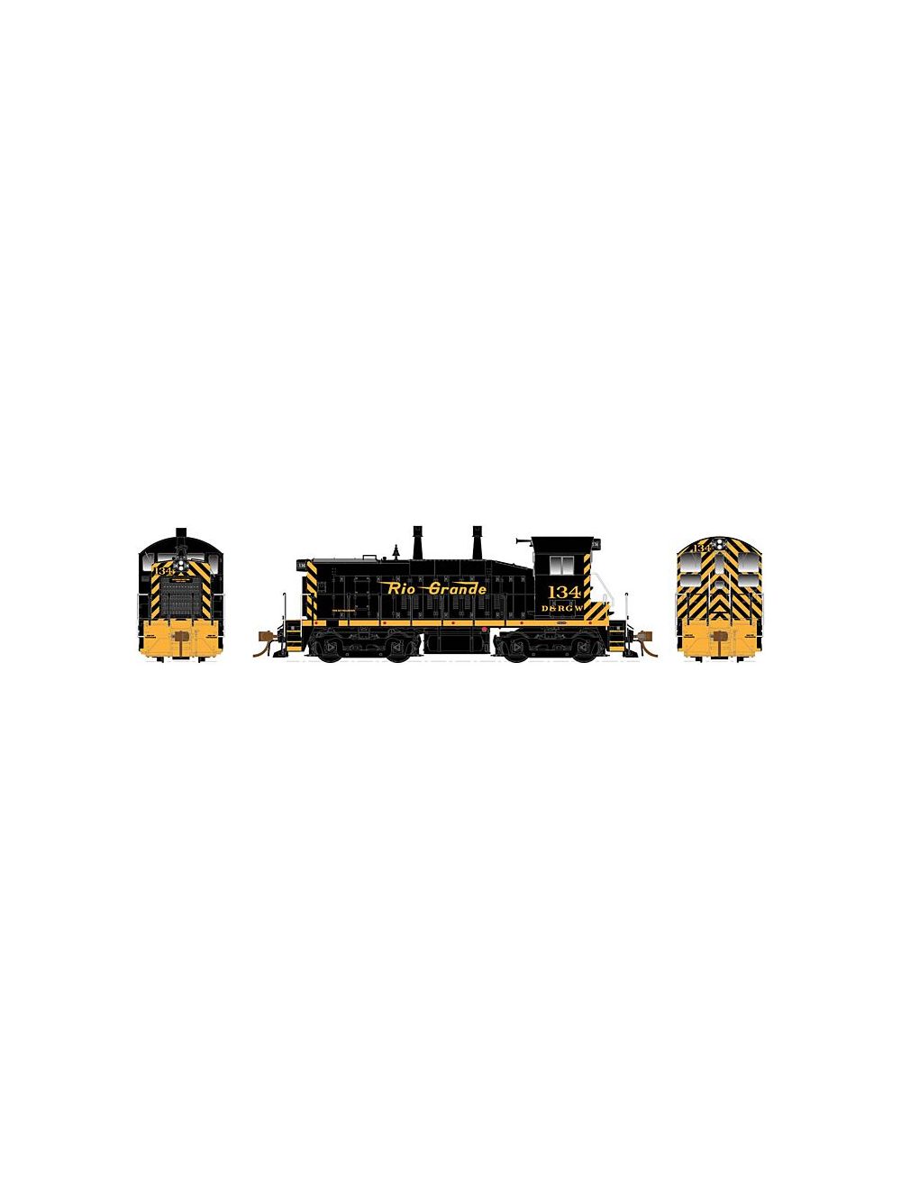 Rapido 27519 DRGW SW1200 dcc/snd #131