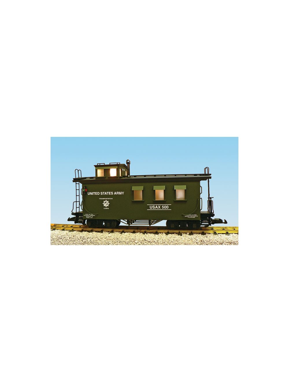 USA Trains 12024 Army Caboose