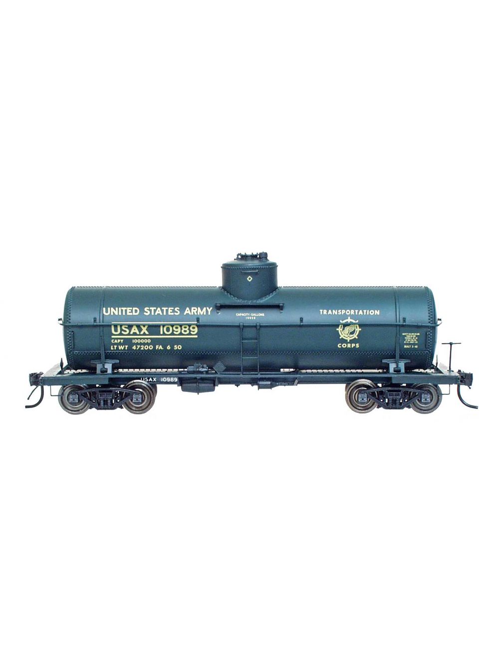 Intermountain 46204 us army 10,000 gal. tankcar HO