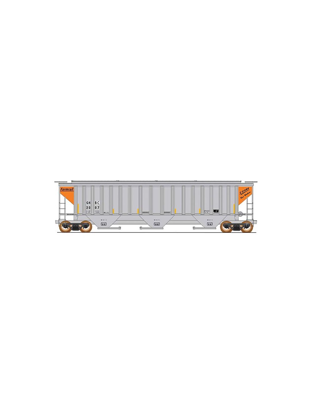 Intermountain 653104 Farmrail "I Care" hopper