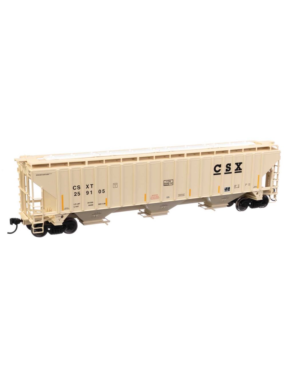 Walthers 910-49009 csx cvrd hopper, HO scale