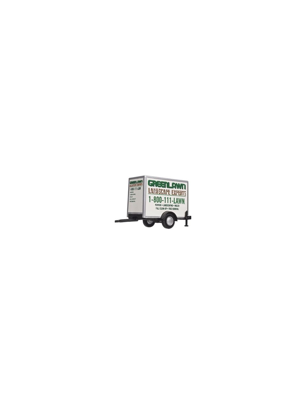 atlas 60000097 single-axle box trailer