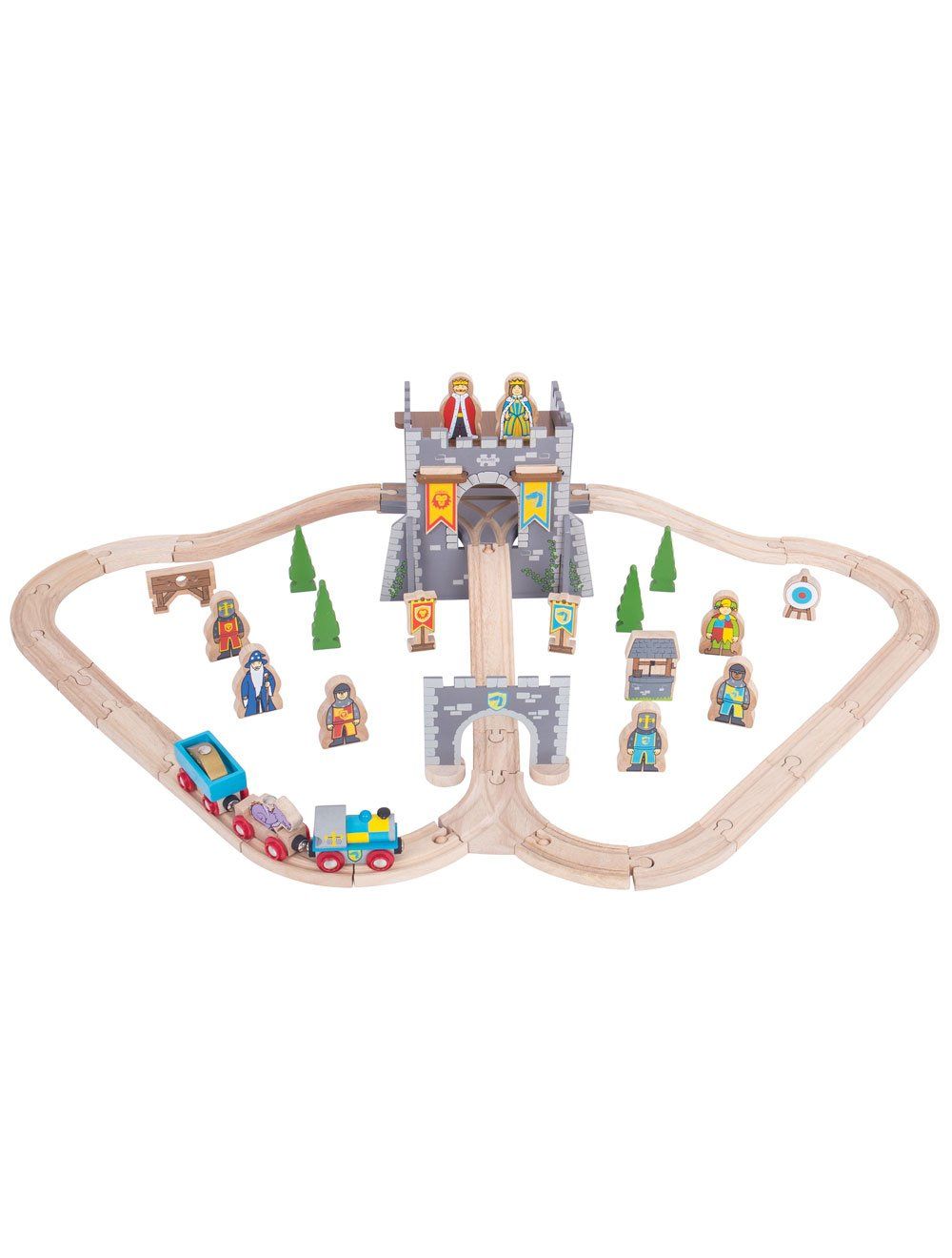 bigjigs bjt067 medieval train set