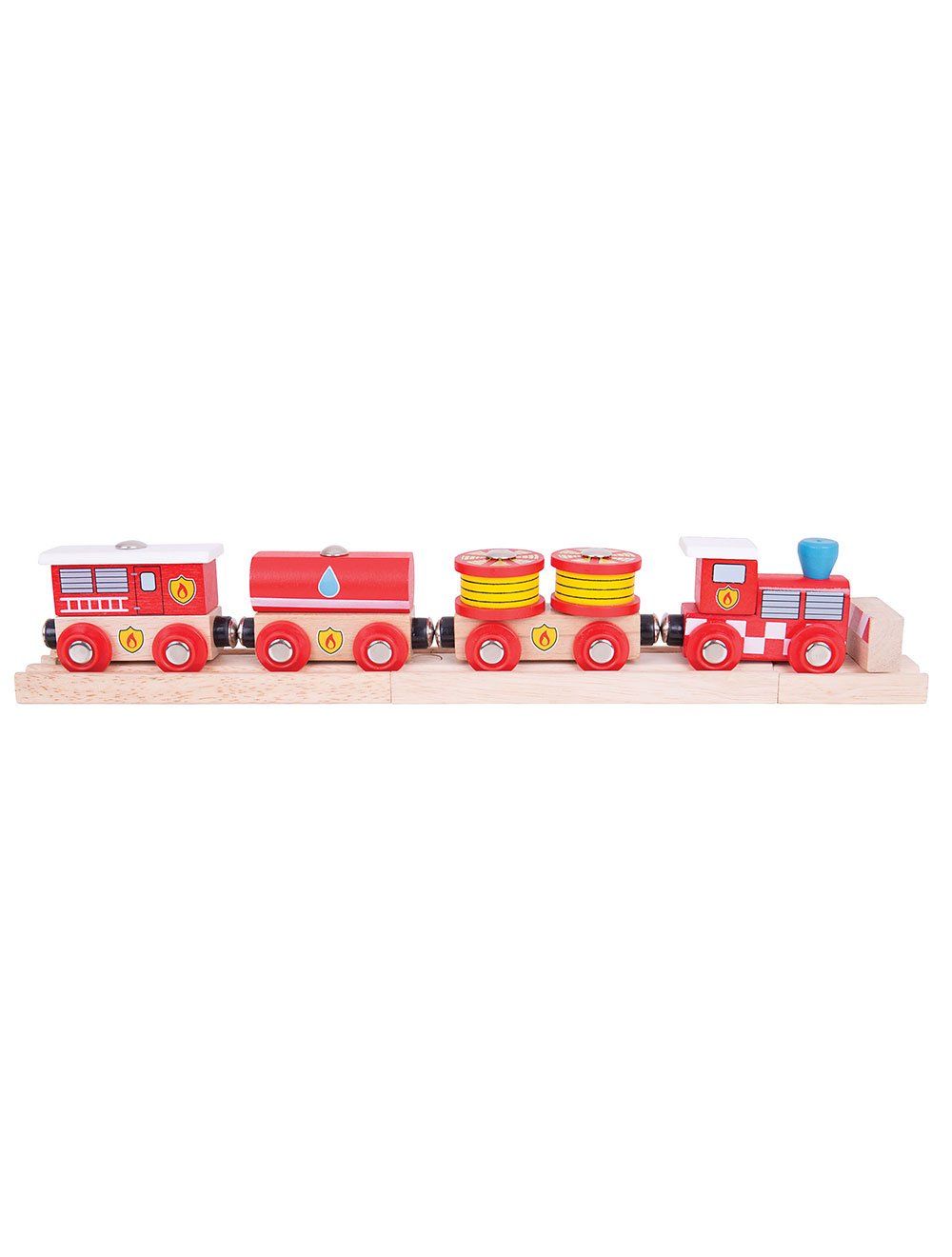 bigjigs bjt474 fire & rescue train
