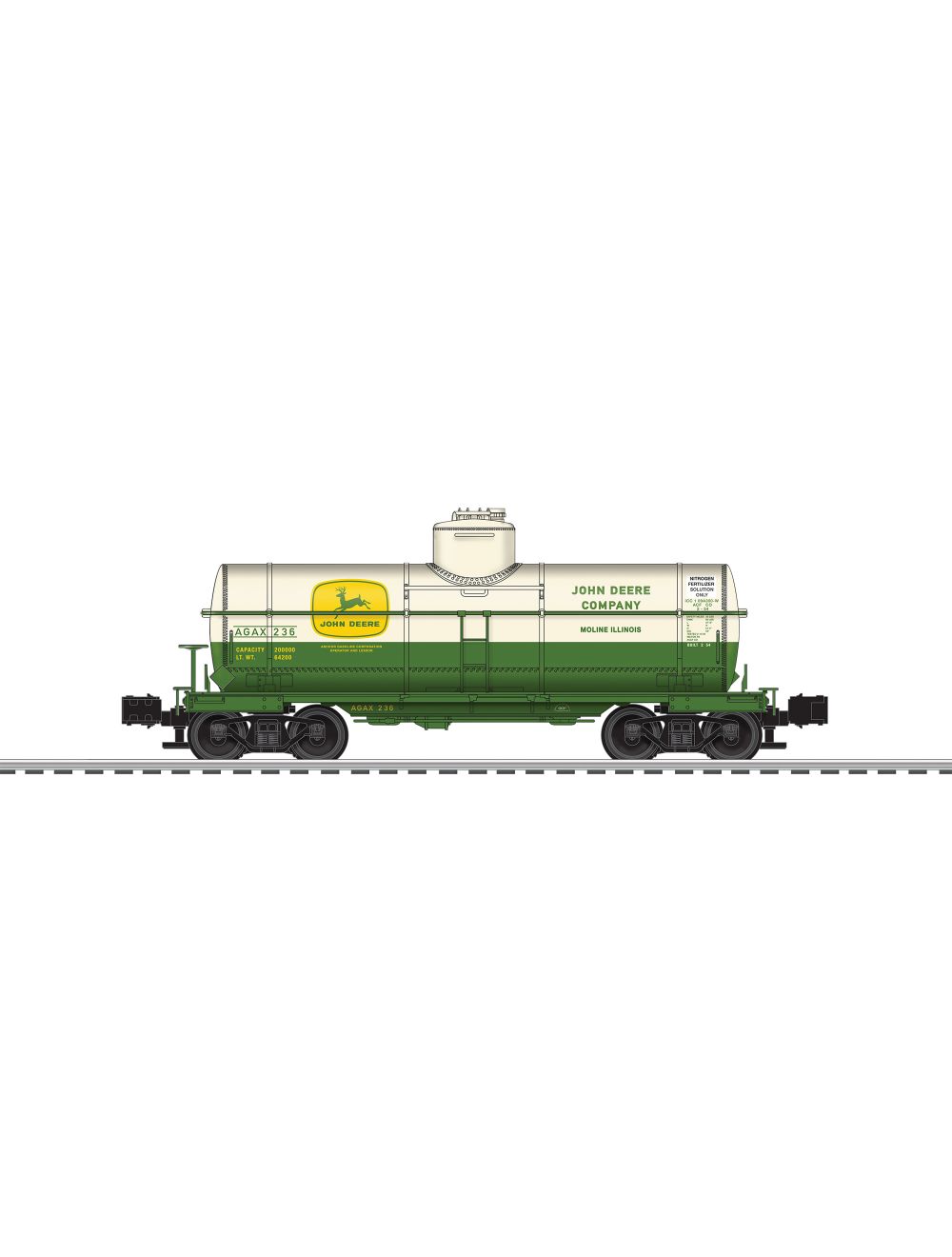 lionel 84807 john deere tank car