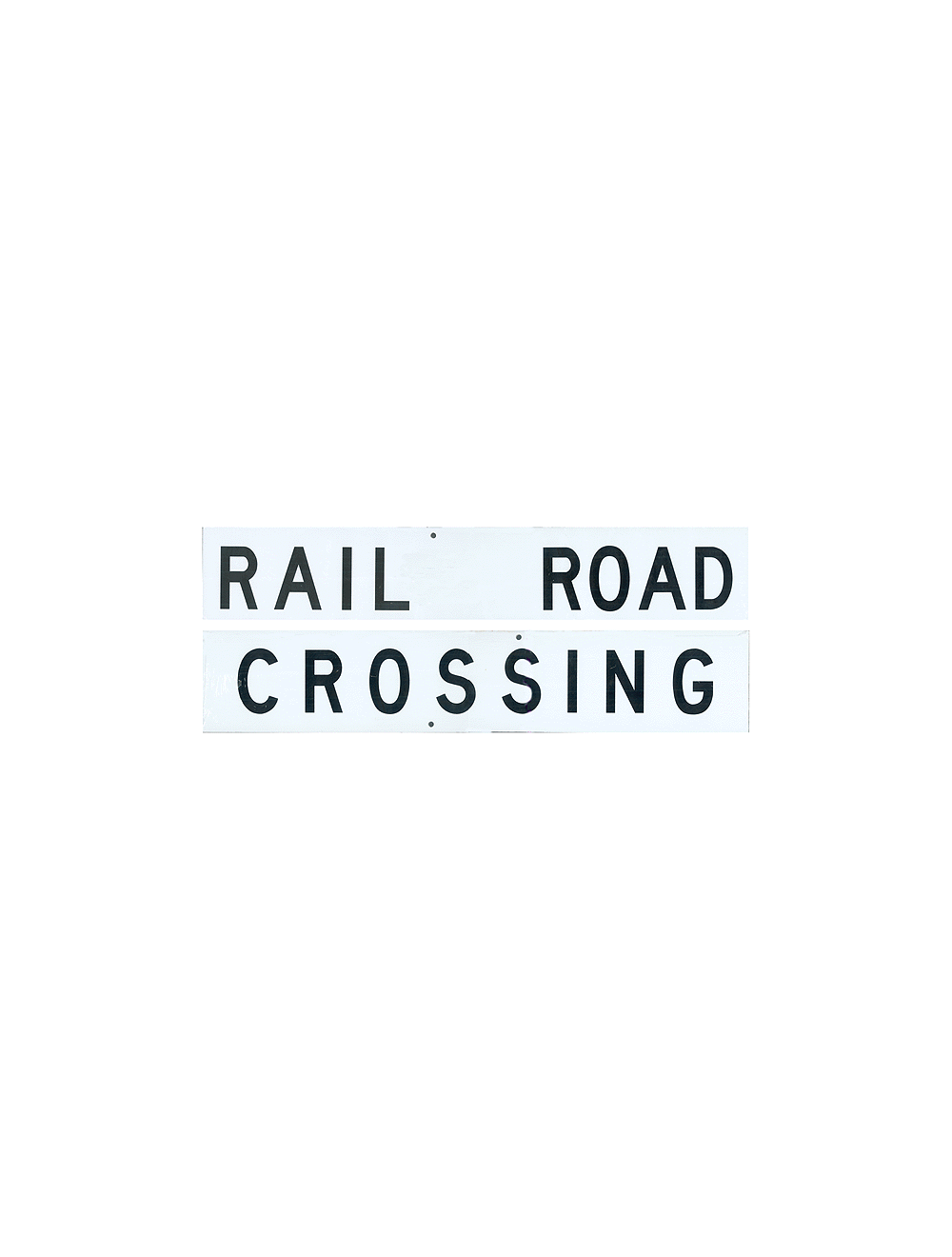 microscale 10200 metal sign rr crossing
