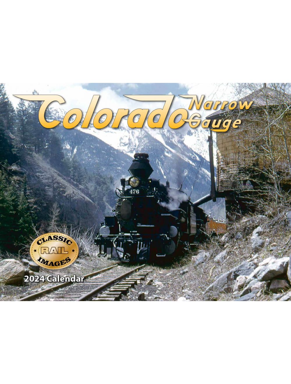 Tidemark 24-4783 2024 narrow gauge calendar