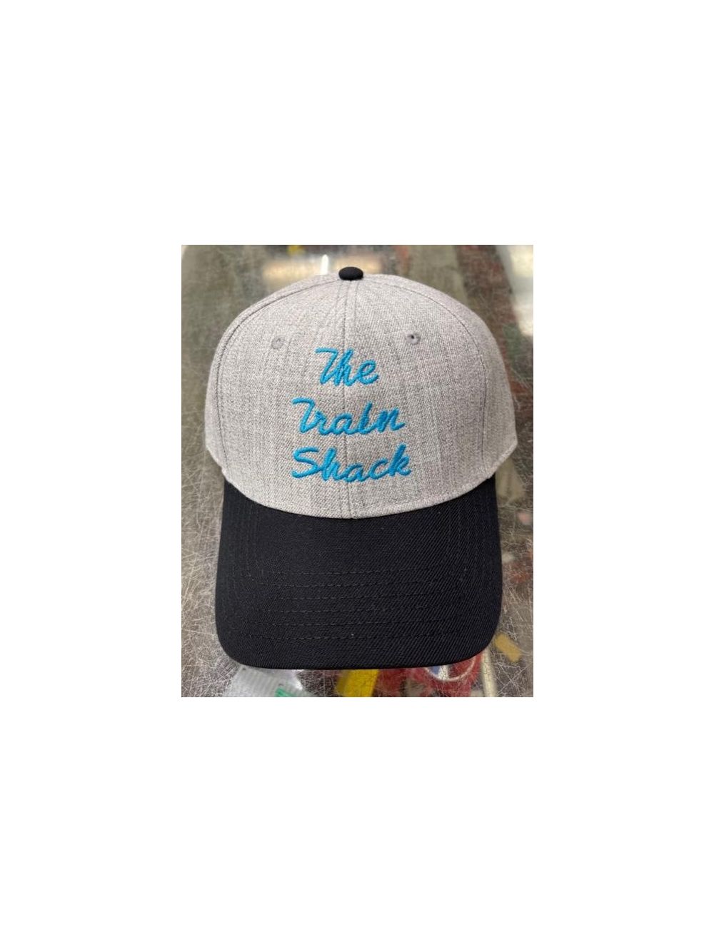 The Train Shack hat (black/gray)