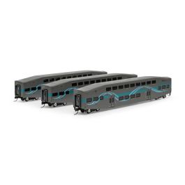 Athearn 28580 Metrolink coach 3pk, N scale