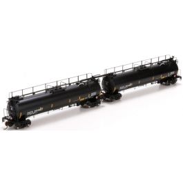 athearn g67837 gatx tank train a/b set